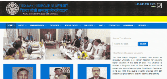 Tmbu Ug Admission 2024 28 Online Apply Ba B Sc And B Com Tilka Manjhi